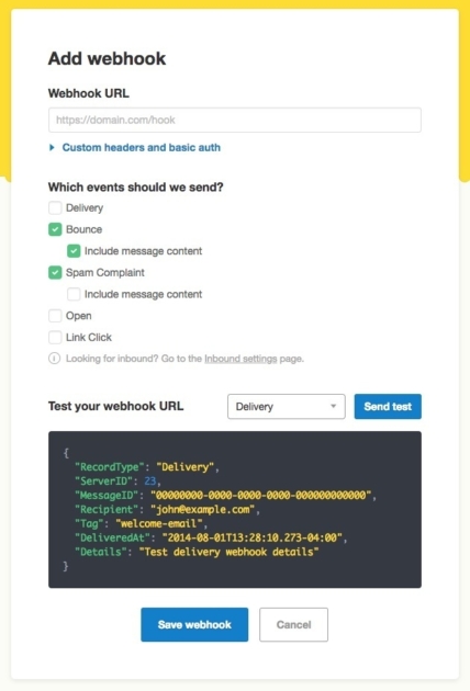 Feature announcement: now do way more with webhooks | Postmark