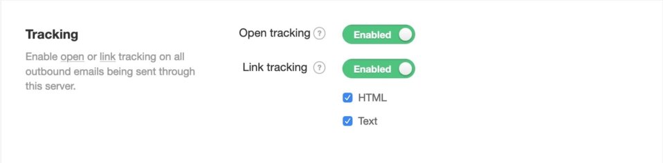 Tracking opens per Server | Postmark Developer Documentation