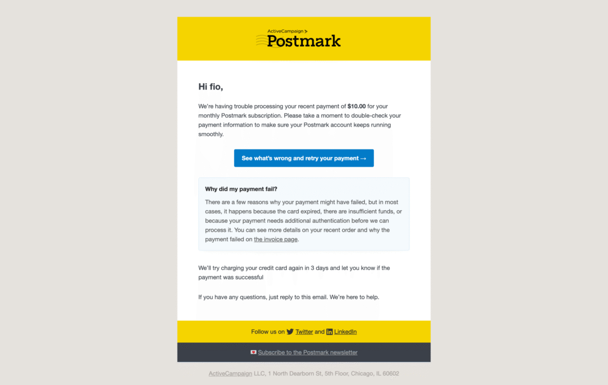 8 transactional email examples to grow your business | Postmark