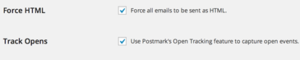 Then go to your settings, and check off the “Use Postmark’s Open Tracking feature” control. This ...