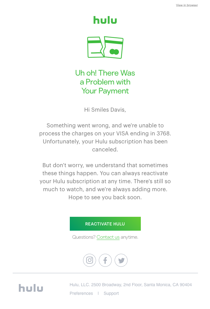 Source: Really Good Emails